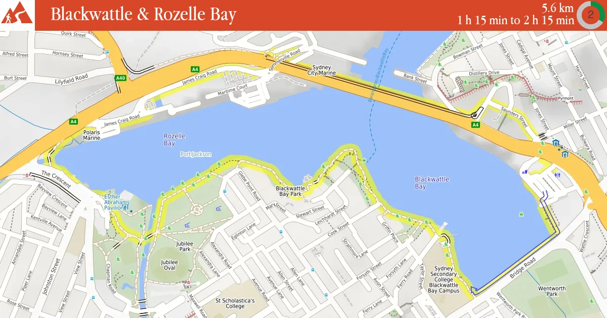 Blackwattle & Rozelle Bay